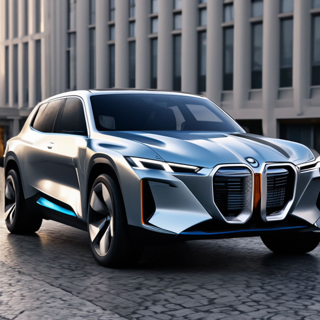 "BMW E-TRON X11 2025 M" — image created in Shedevrum