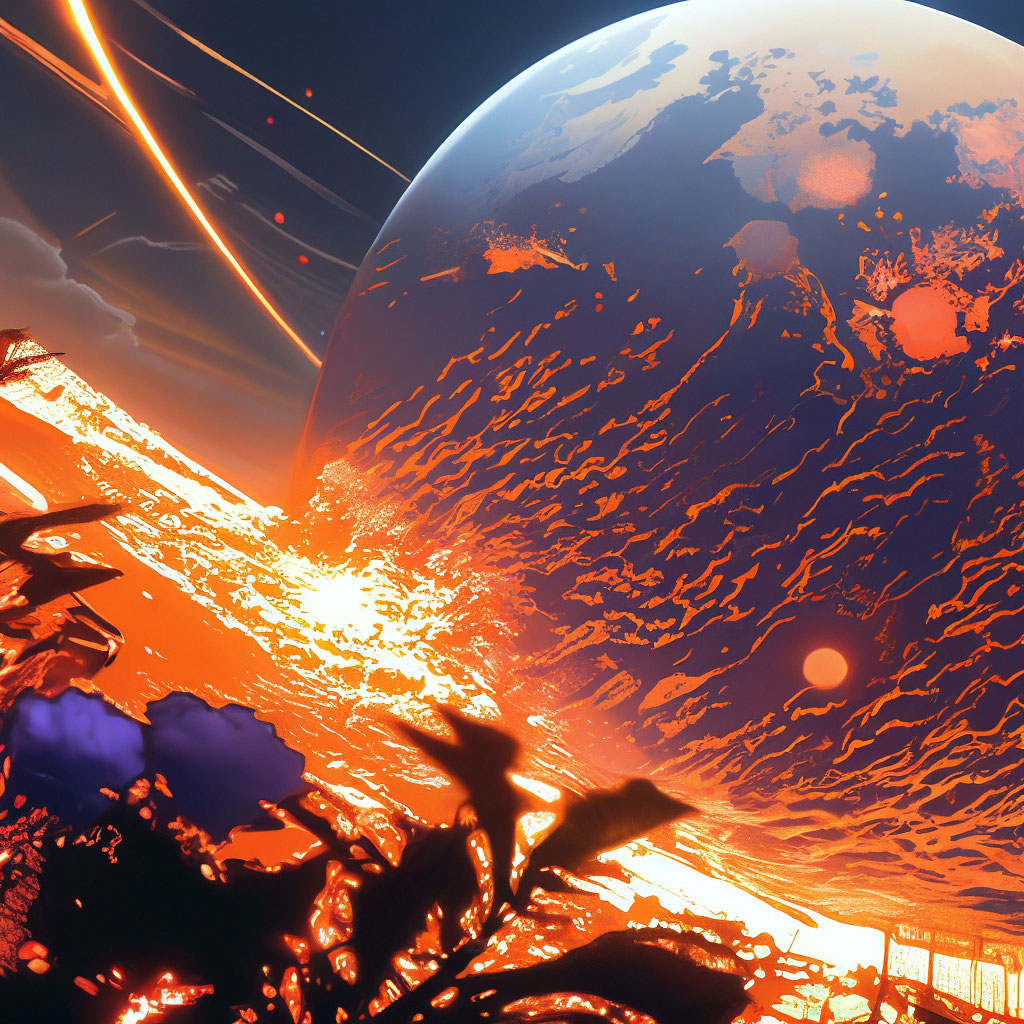 "Collision of two planets, existential horror, incredible spectacle ...