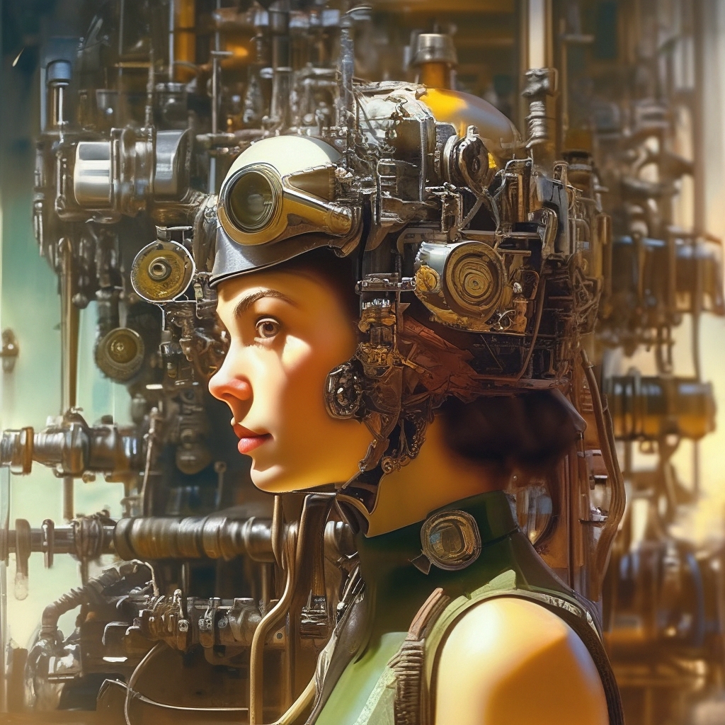 "Neural network your self-portrait" — image created in Shedevrum