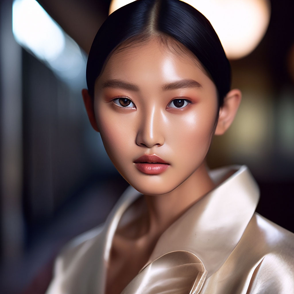 "Portrait of a girl, professional photo,model pose, Vogue cover photo ...