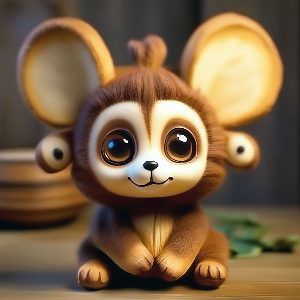 "Cheburashka is a fantastic creature with big "monkey" ears, a round ...