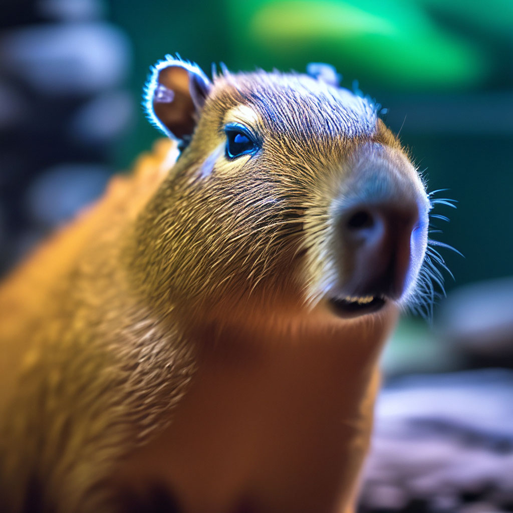 "Capybara, professional photo, 4k, high resolution, high detail, 30mm ...
