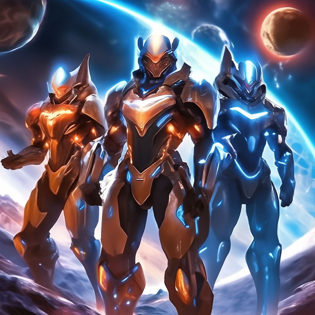 "3 heroes on hypercycles look at the borders of the 3rd ninth as from ...