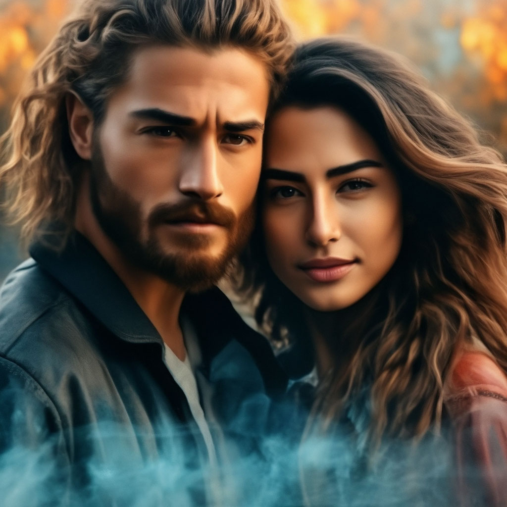 "The beauty of Sanem and Jan, realistic,high resolution,professional ...