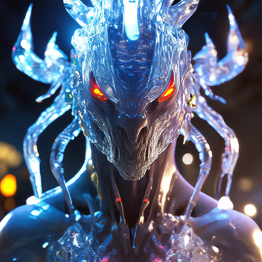 "Aliens, mutant, anthropomorphic crystal monster, full body, general ...