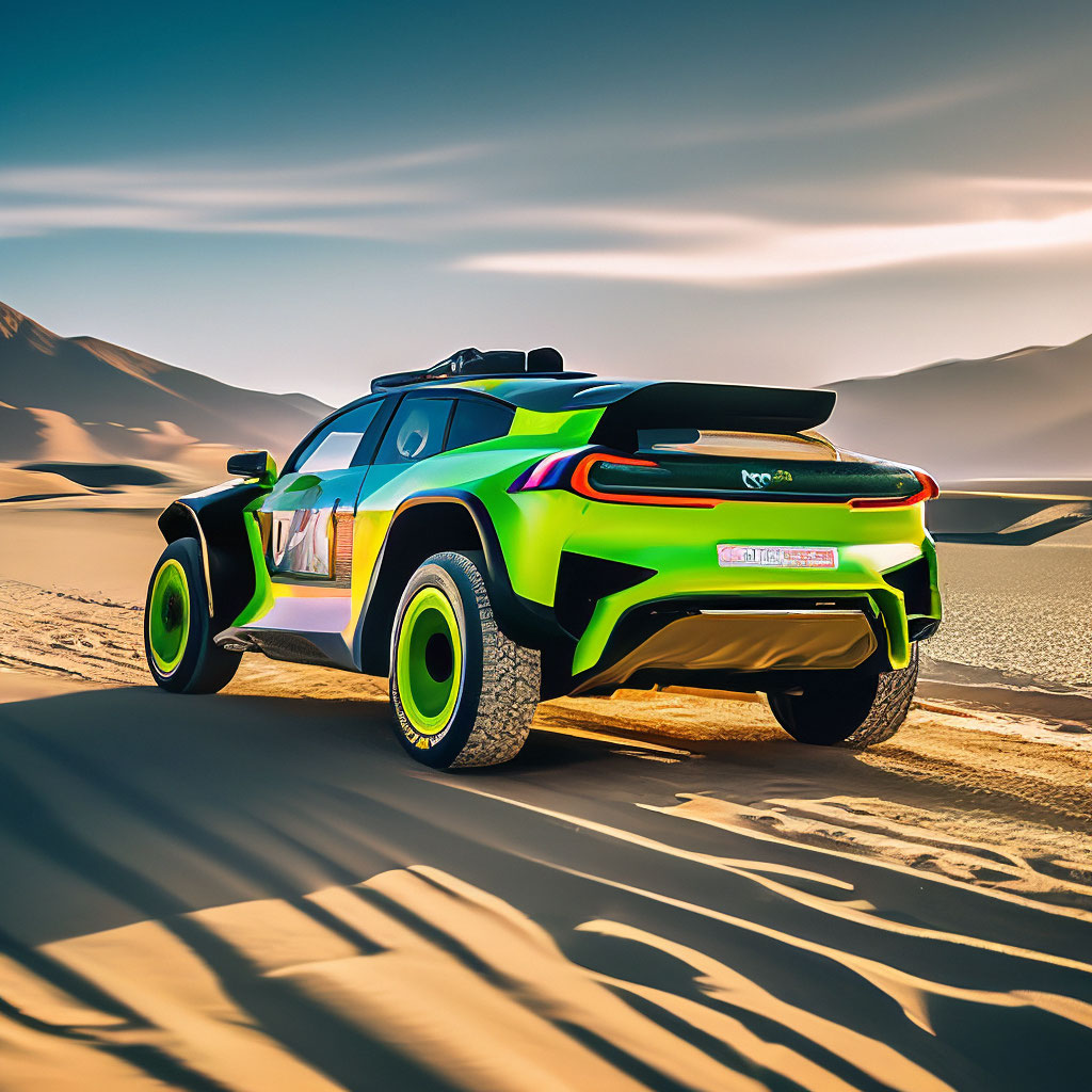"A bright day of radiance and jubilation, a cast electric car in a new ...