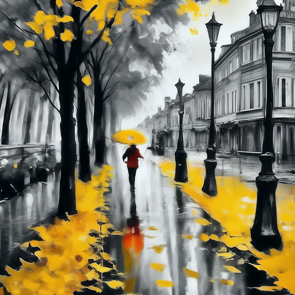 "Autumn burst in with crazy winds, torrential rains, cold days ...