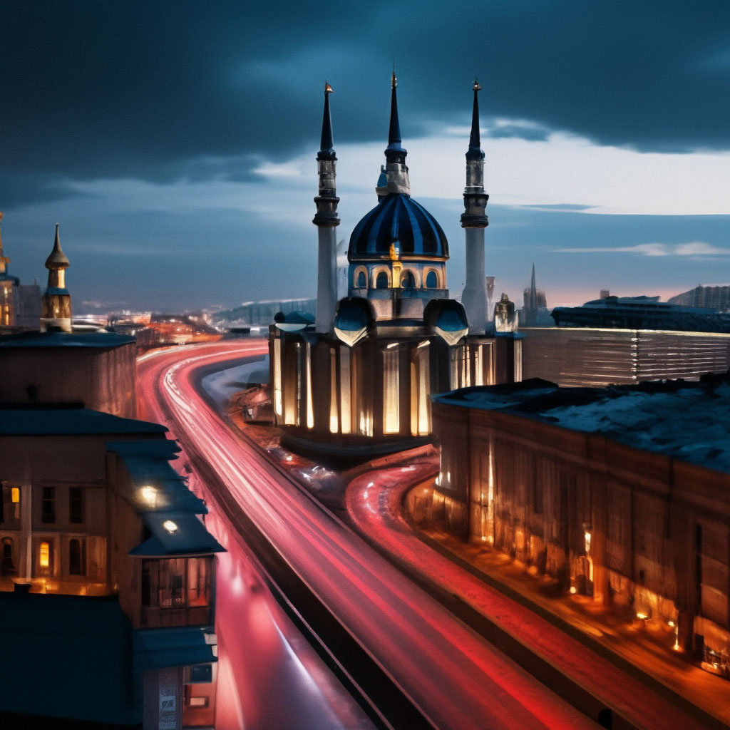 "The city of Kazan in all its beauty, a clear photo in excellent ...