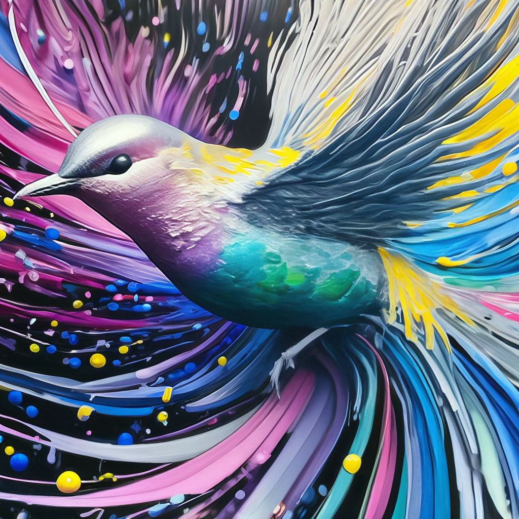 "Silver, blue, lilac, pink, yellow, malachite abstraction, 3d ...