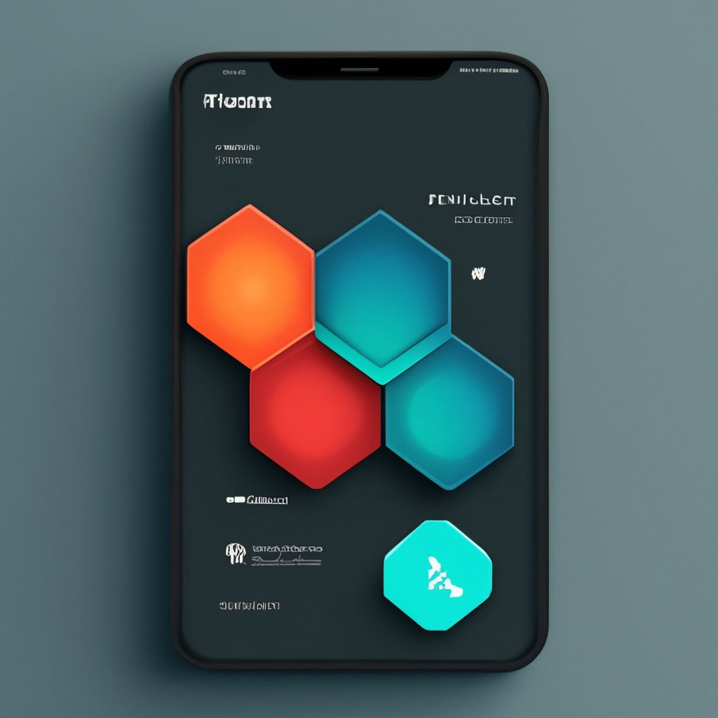 "Modular ios app" — image created in Shedevrum