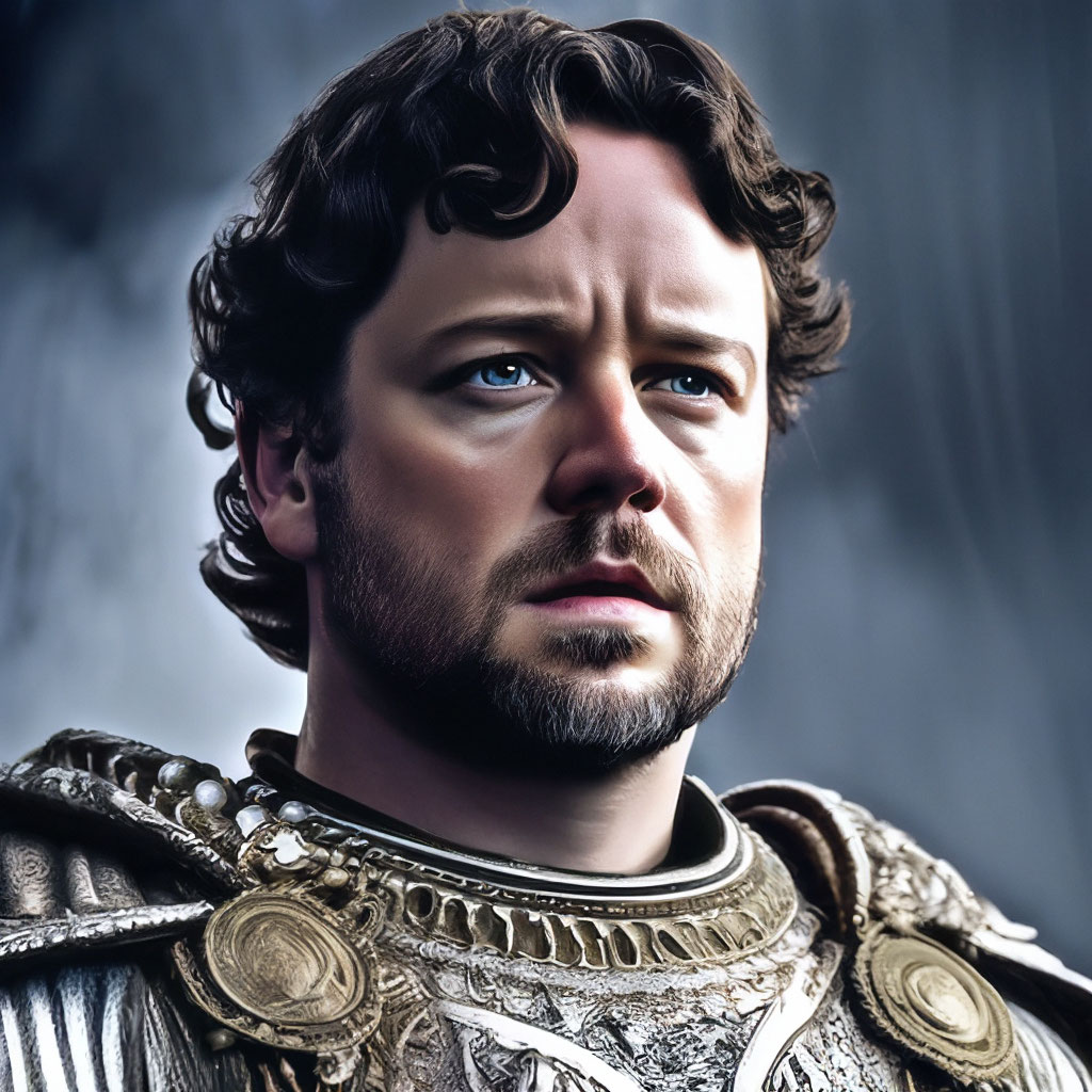 "RussellCrowe,film actor, as Caesar, photo,124k, hyperdetalization ...
