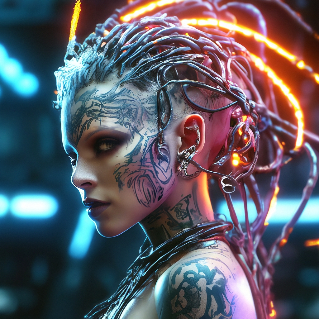 "@Kitty N. dark fantasy, sinister fury + alien, without everything ...