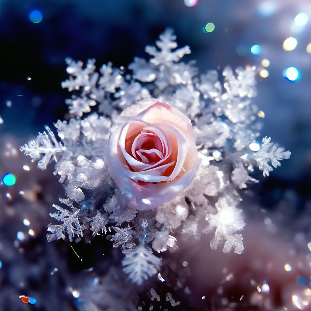 "A lot of snow, a lot of light, everything sparkles and swirls ...