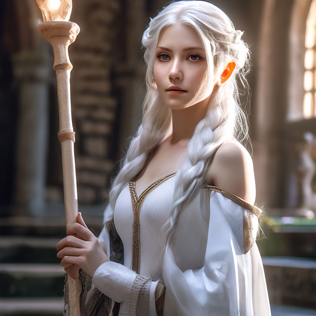 "Freeren, seeing off the last journey, anime, elf with white hair, two ...