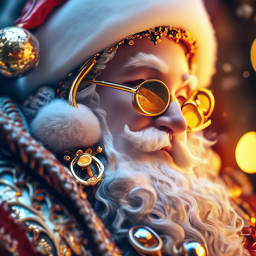 "Super beautiful hyper santa Claus 825k incredibly exciting filigree ...