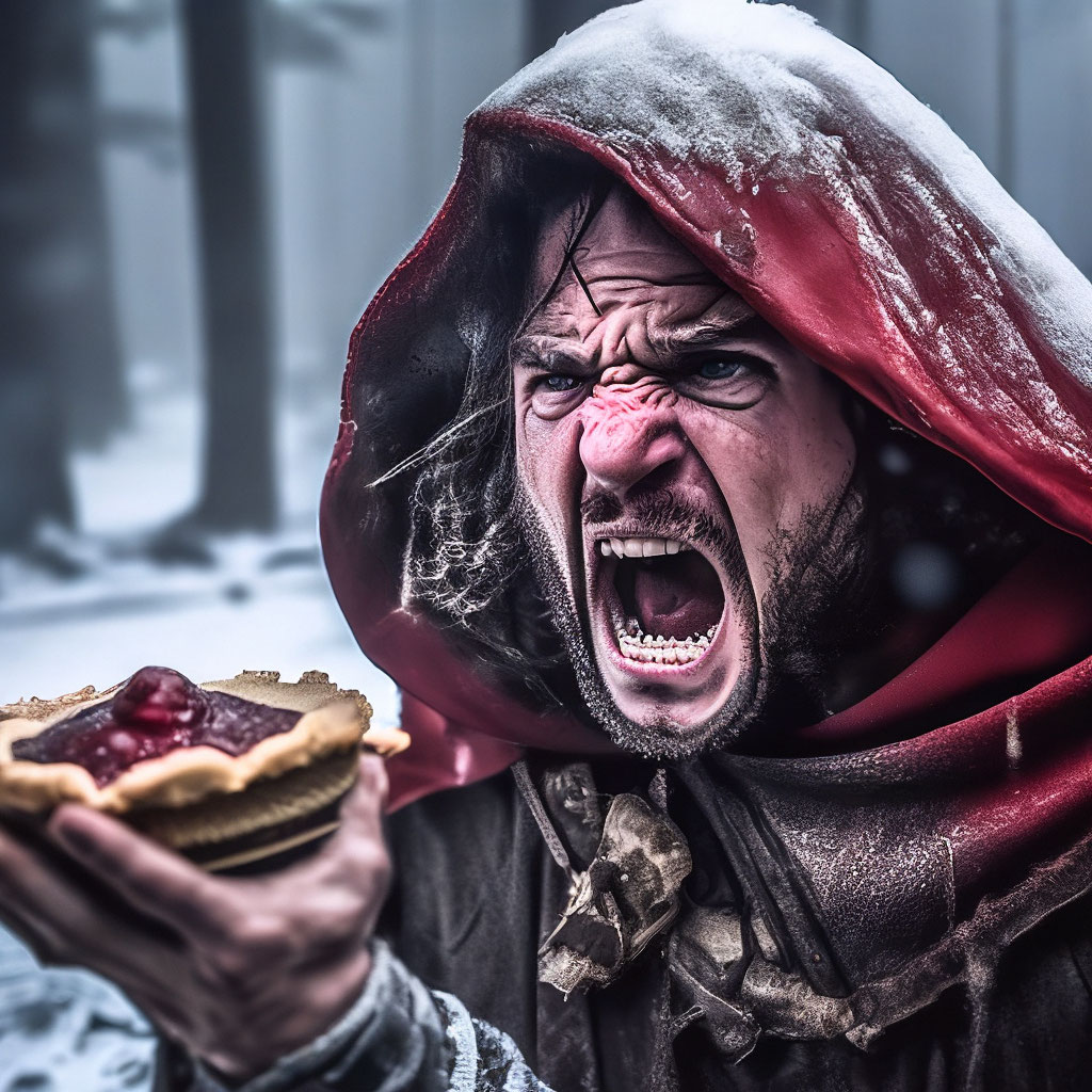 "Jon Snow yells at Little Red Riding Hood for eating all the pies anger ...