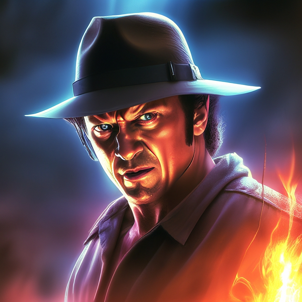 "Gerald Butler as Freddy Krueger." — image created in Shedevrum