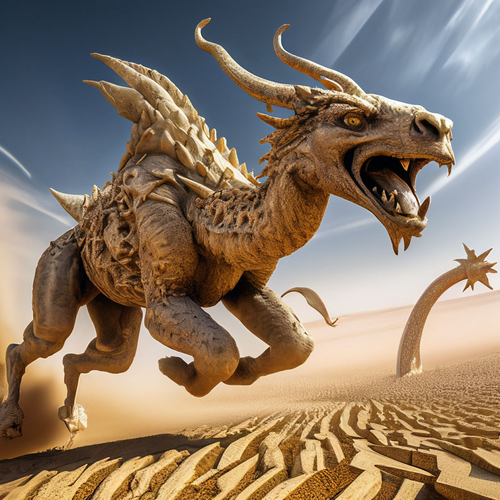 "Appocaleptic landscape of an alien planet, corn, anthropomorphic ...