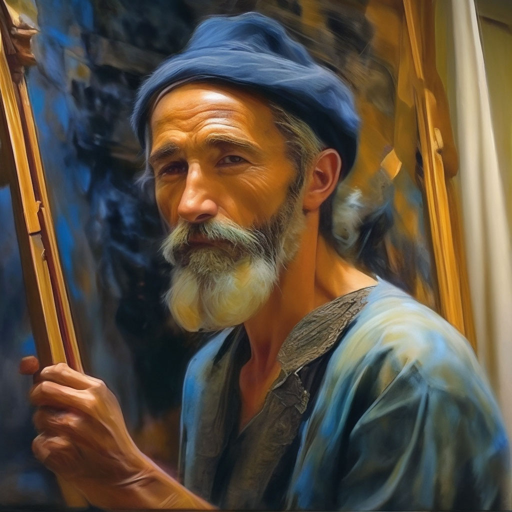 "An unknown artist of a long time ago - Maybe he was famous, but in a ...