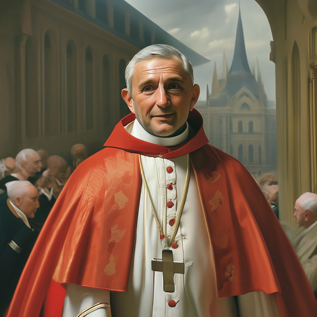 "Cardinal of France" — image created in Shedevrum