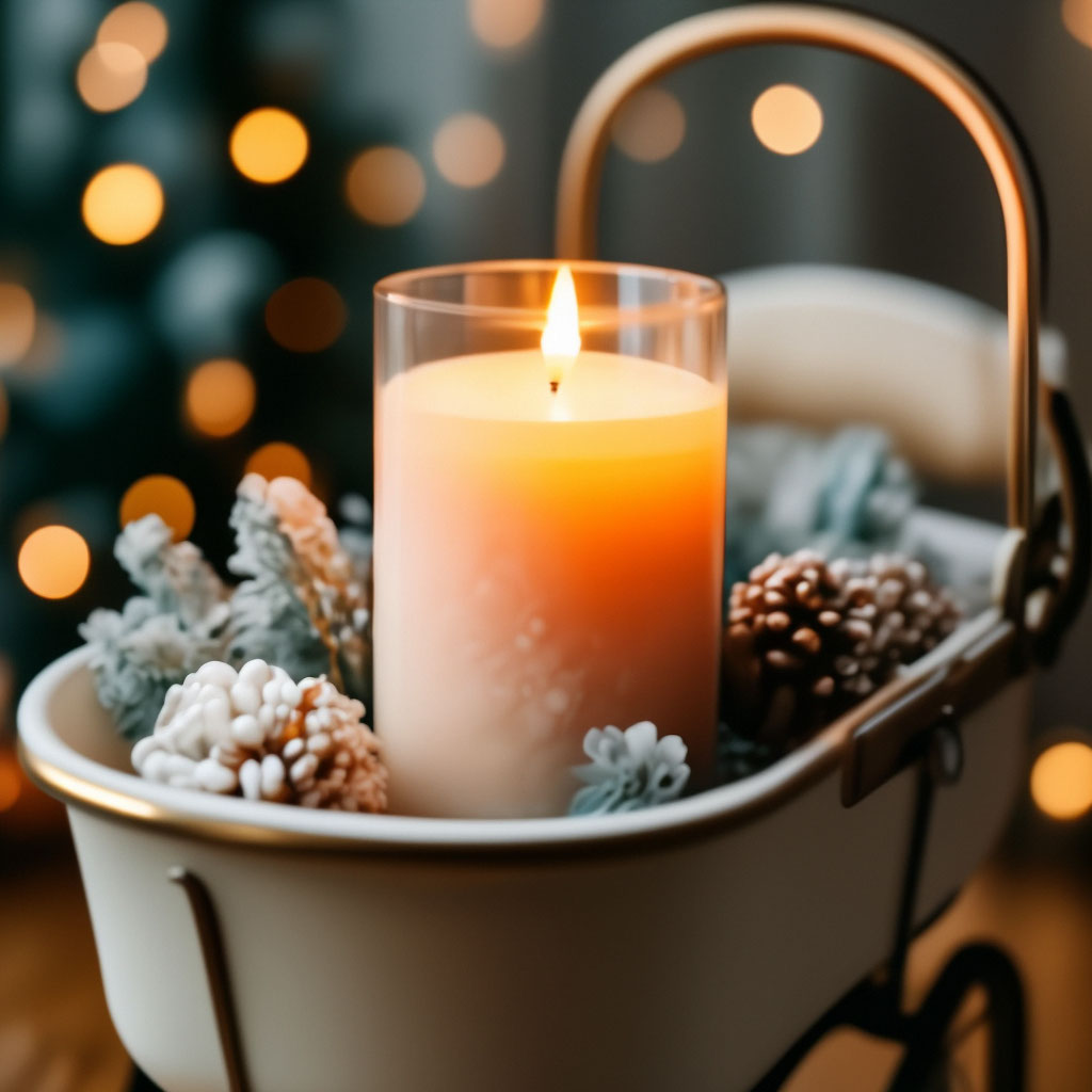 " USSR era, winter, vintage retro, muted pastel colors, Soviet candle ...