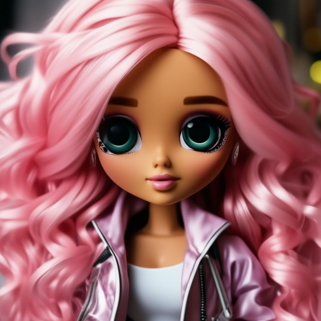 "Beautiful pink-haired doll O.M.G.Screw Chill Big Vig, beautiful ...
