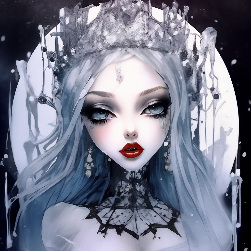"Random angle, watercolor, drawing, strokes, grotesque caricature ...