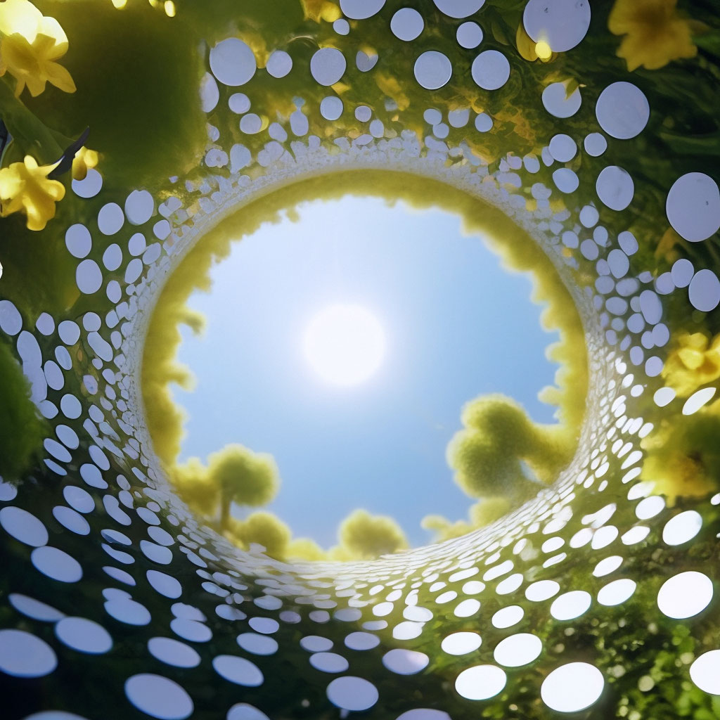 "Natural digital effect circle, zenith, atmospheric phenomenon, white ...