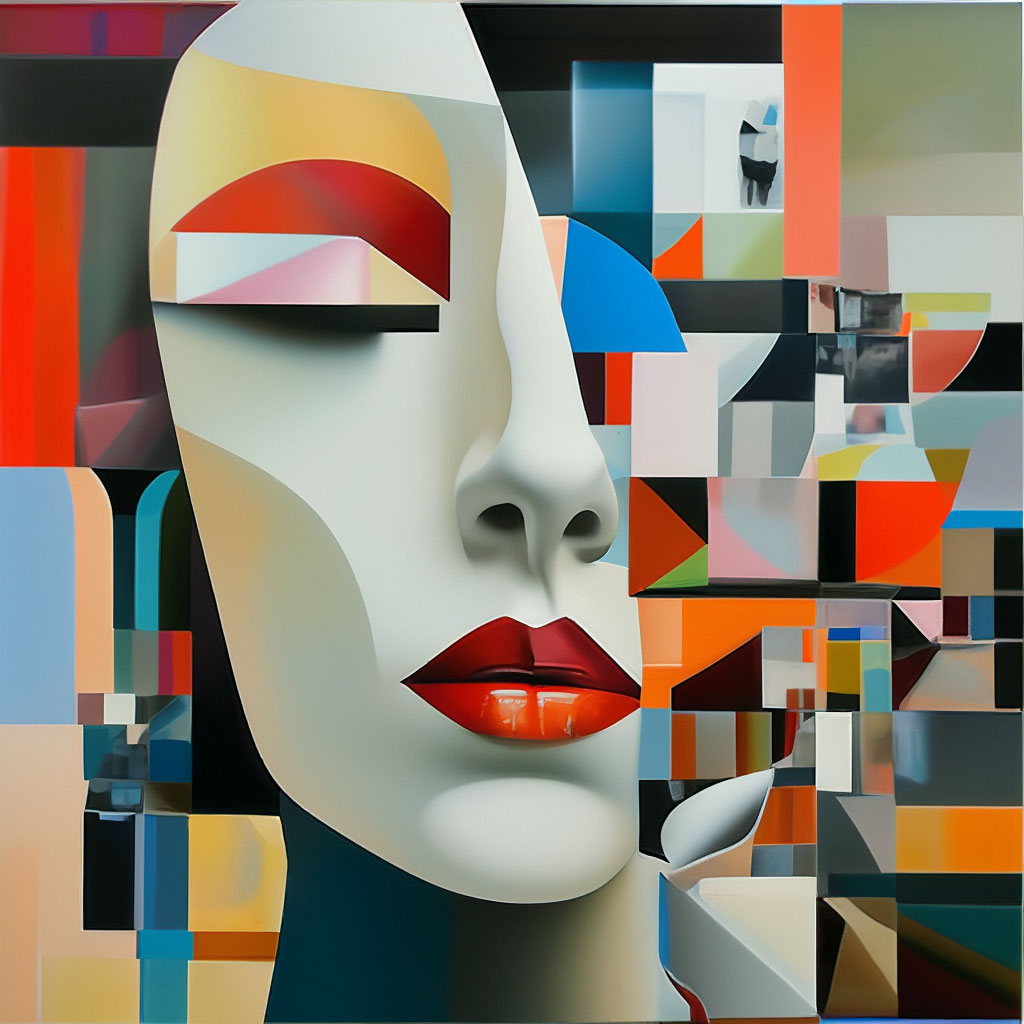 "Stupidity, close-up, avant-garde, abstraction, collage" — image ...