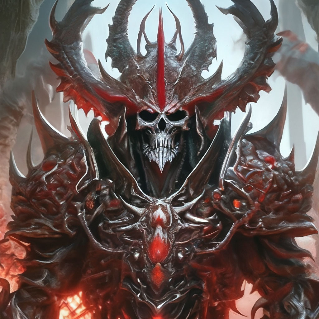 "Khorne is the lord of chaos, also known as the Patron Saint of Rage ...