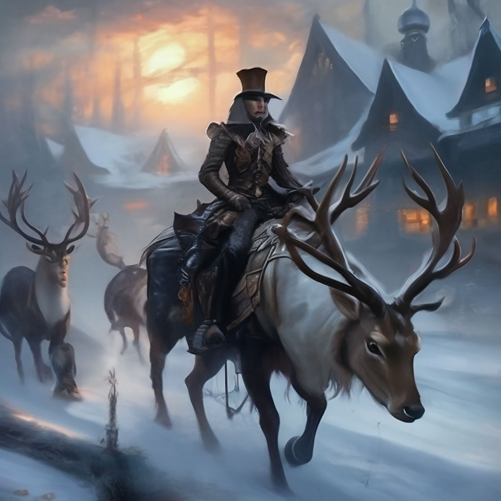 "We'll eat, we'll ride deer early in the morning And we will ...