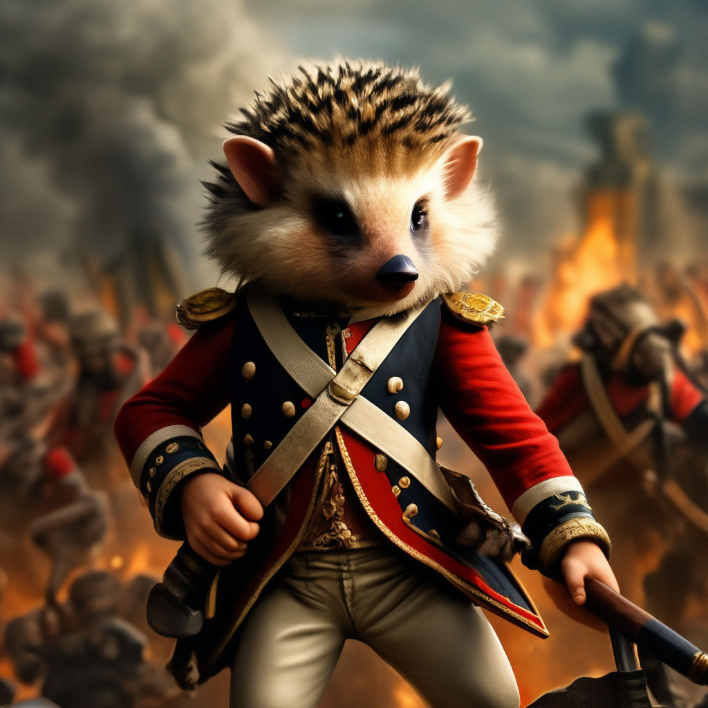 "Hedgehog grenadier of the Life Guards regiment, 18th century, take the ...