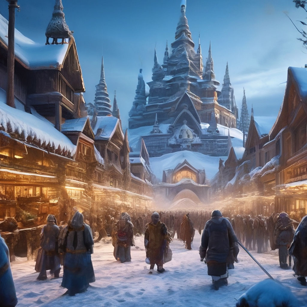 "Hyperborea. Slavic Atlantis. in a huge ancient Slavic city in ...