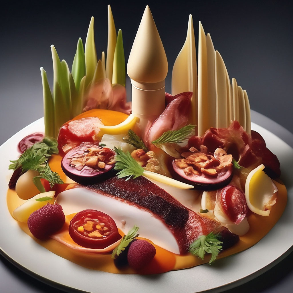 "Culinary masterpiece" — image created in Shedevrum