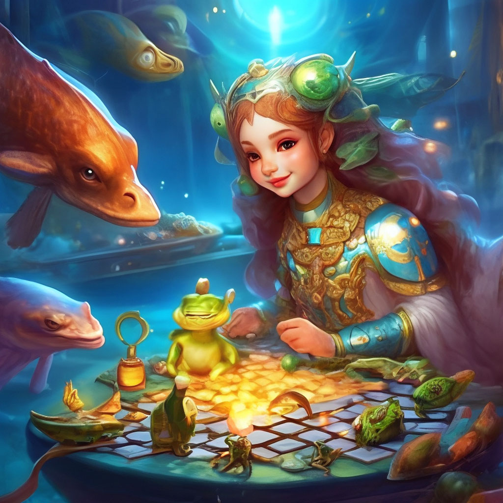 "A merman eats frogs and plays backgammon, celebrates the new year a ...