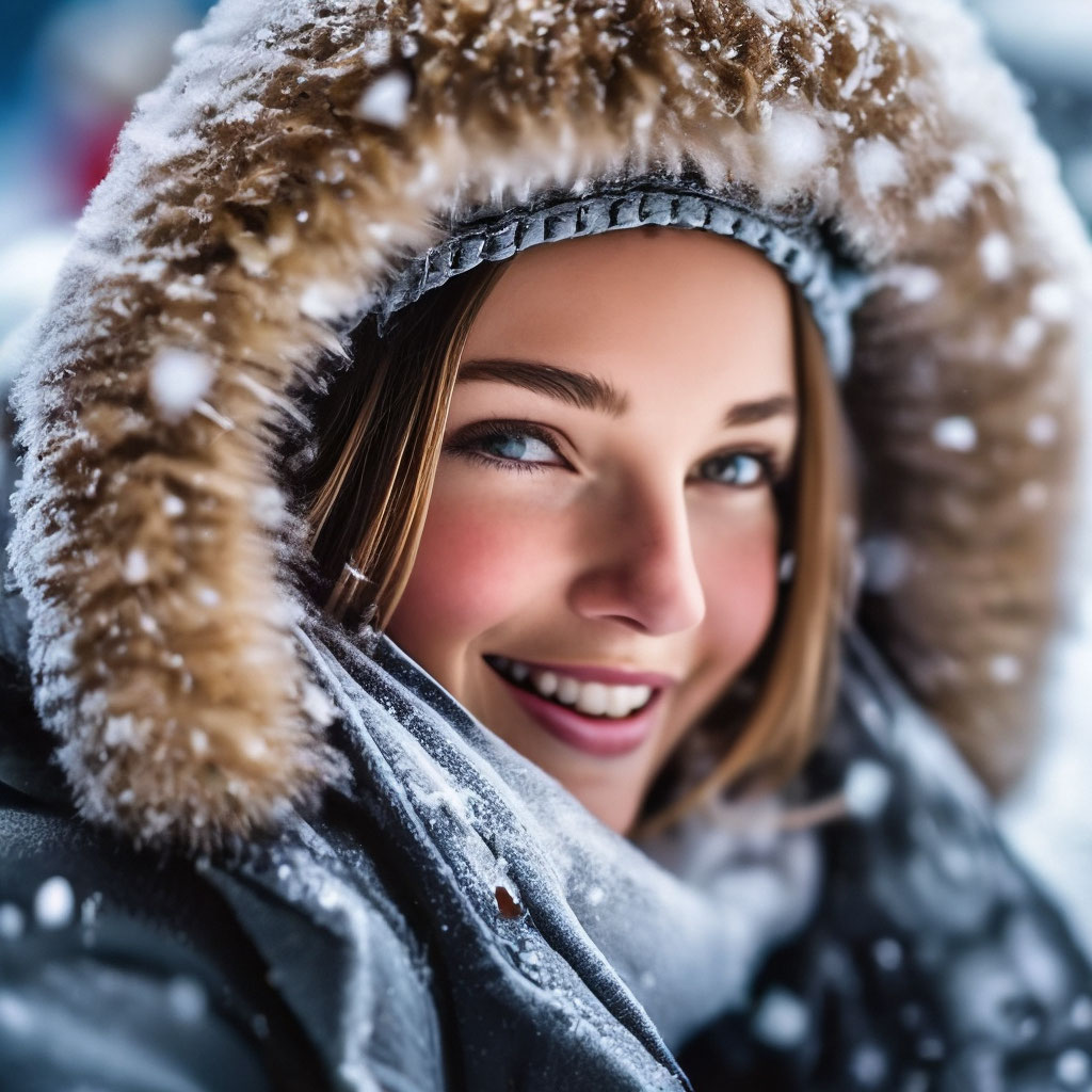"Winter fun in the snow, aesthetically pleasing, beautiful, realistic ...