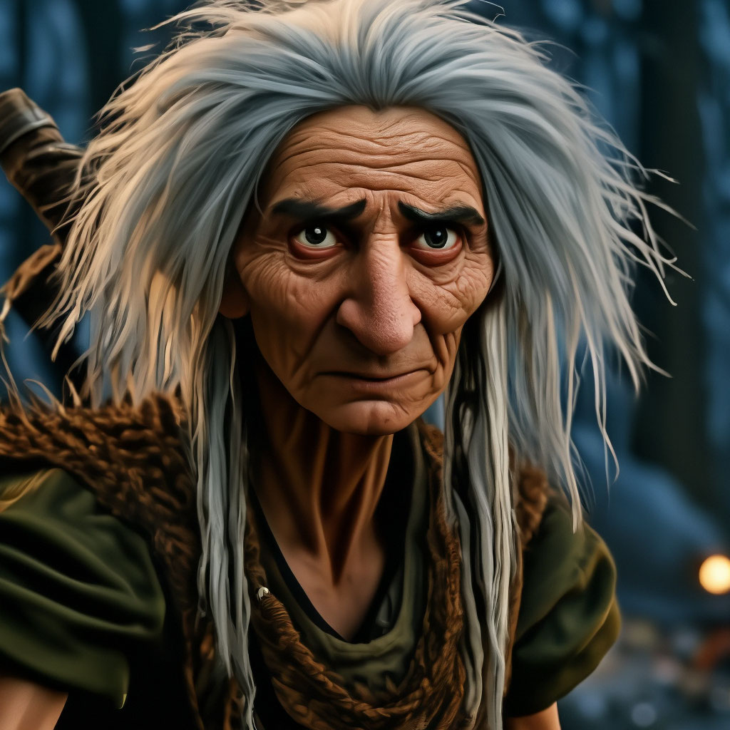 "Baba Yaga, full height , Soyuzmultfilm, HDR, special effects" — image ...