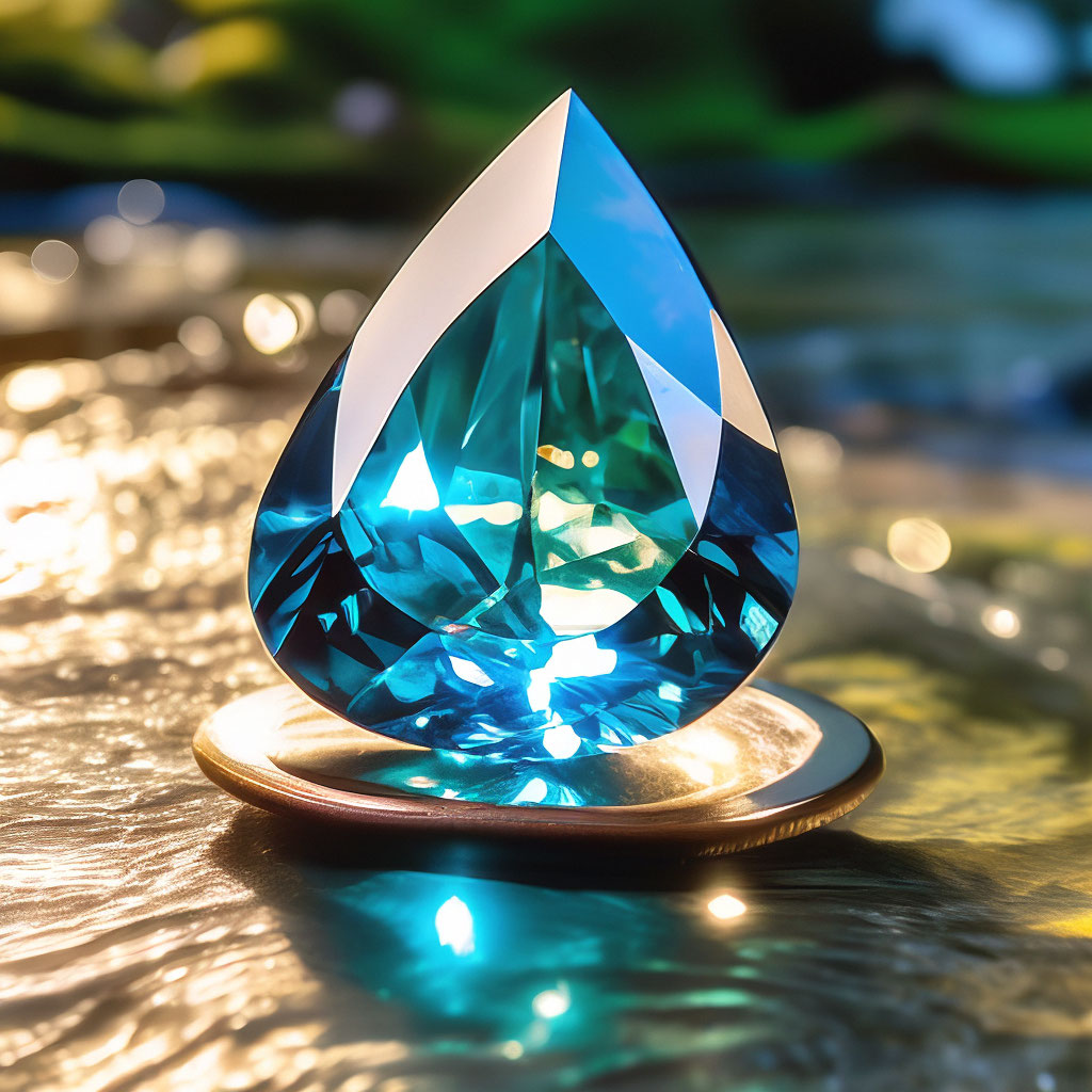 "The Silmaril Stone from the Lord of the Rings" — image created in ...