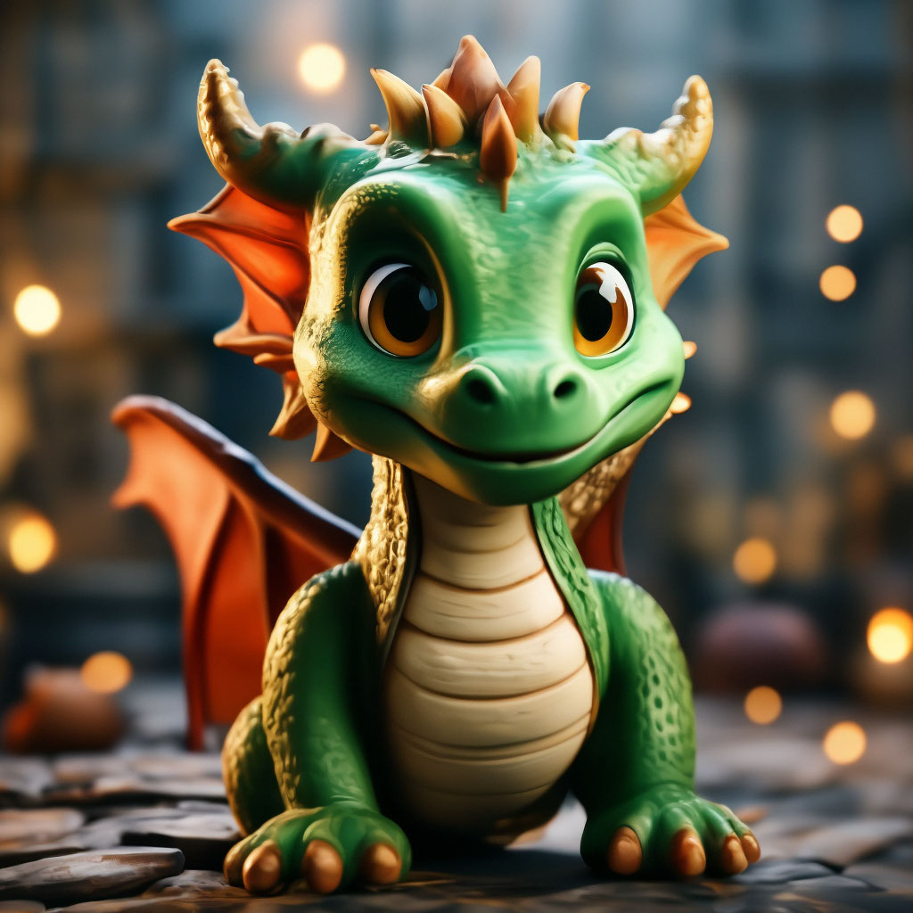 "Drakosha" — image created in Shedevrum