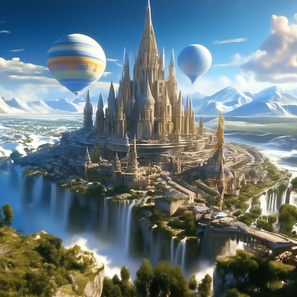 "The world is full of wonders, realistic, high detail" — image created ...