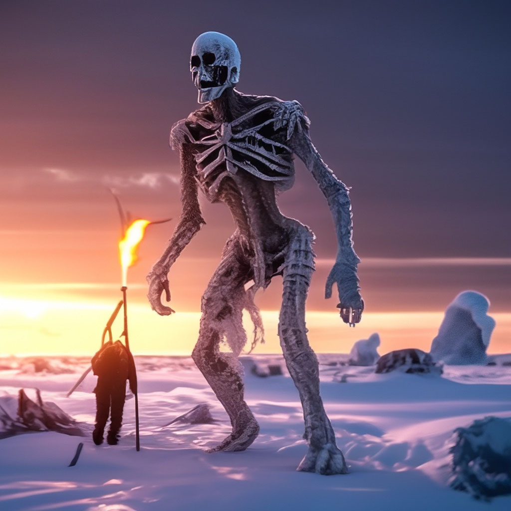 "Somewhere in the north. Zombie ice crystal horror mysticism realism ...
