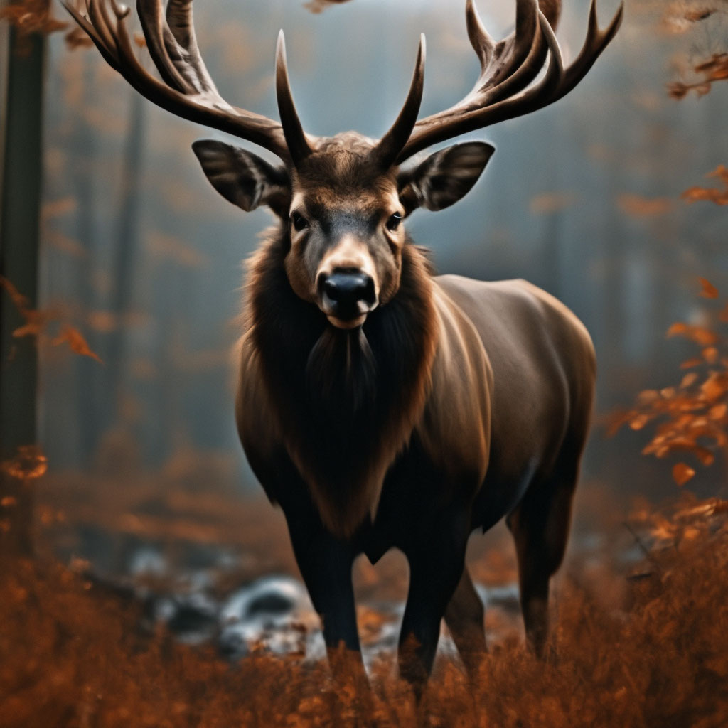 "Wild game" — image created in Shedevrum