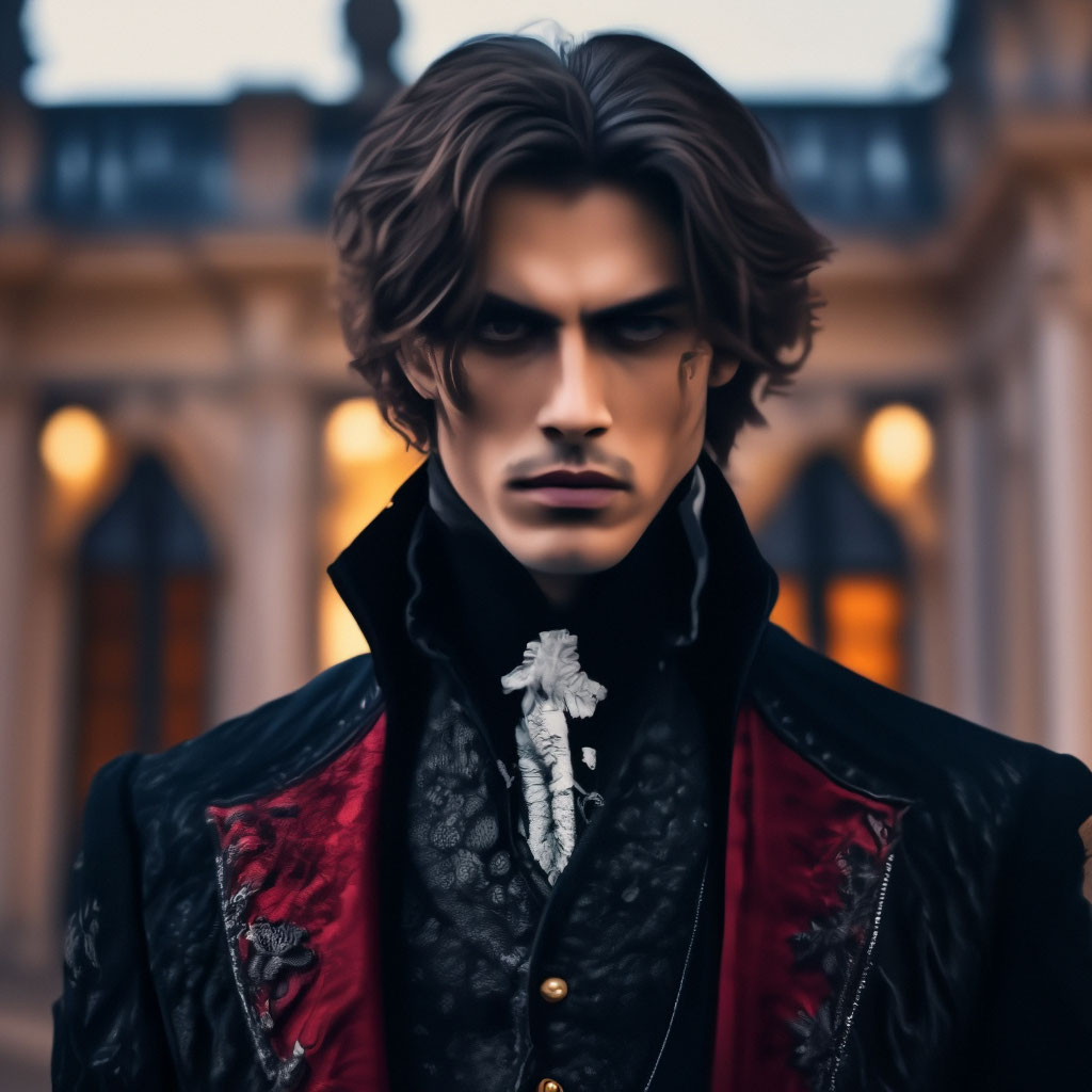 "Beautiful majestic and stately vampire guy, Vintage beautiful clothes ...