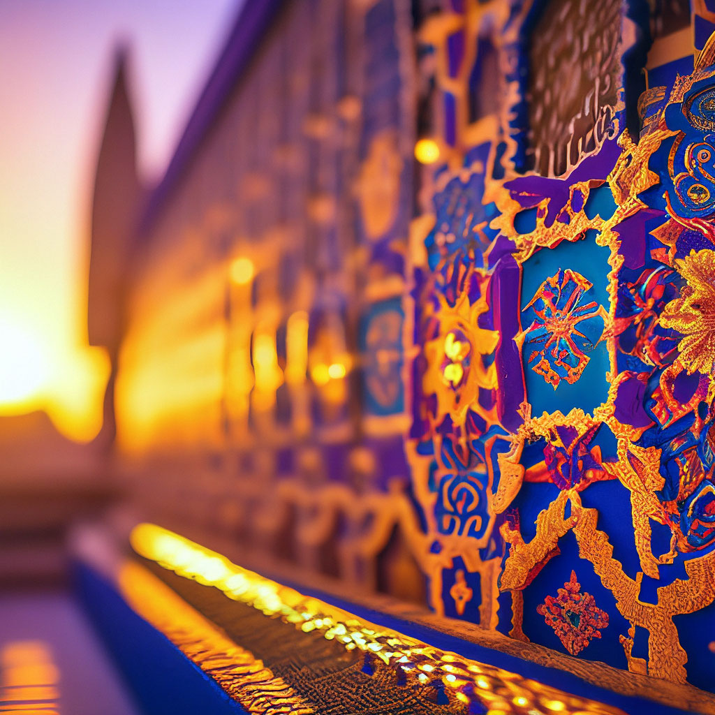 "Arabic motifs of morocco, bright lighting, subdued lighting ...