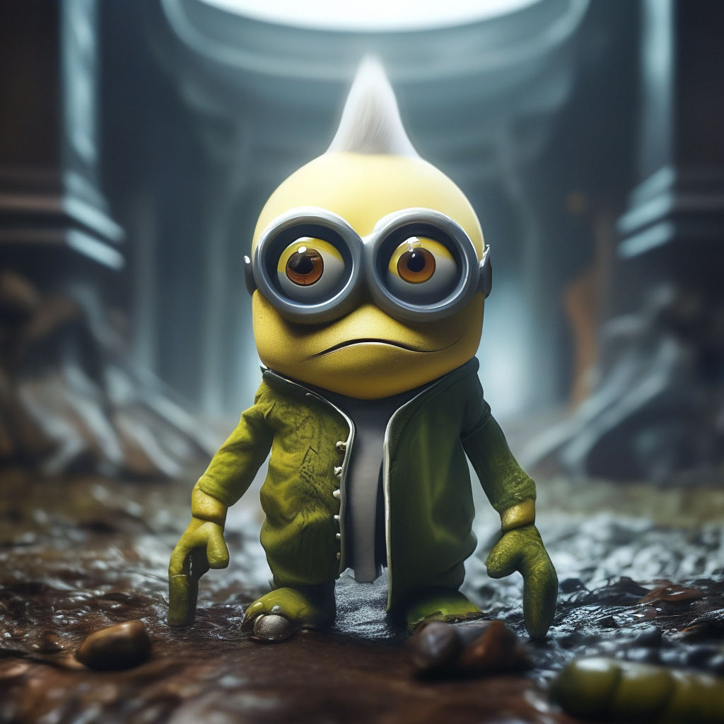 "Homunculus loxodontus living protoplasm Minion creep, anthropomorphic ...