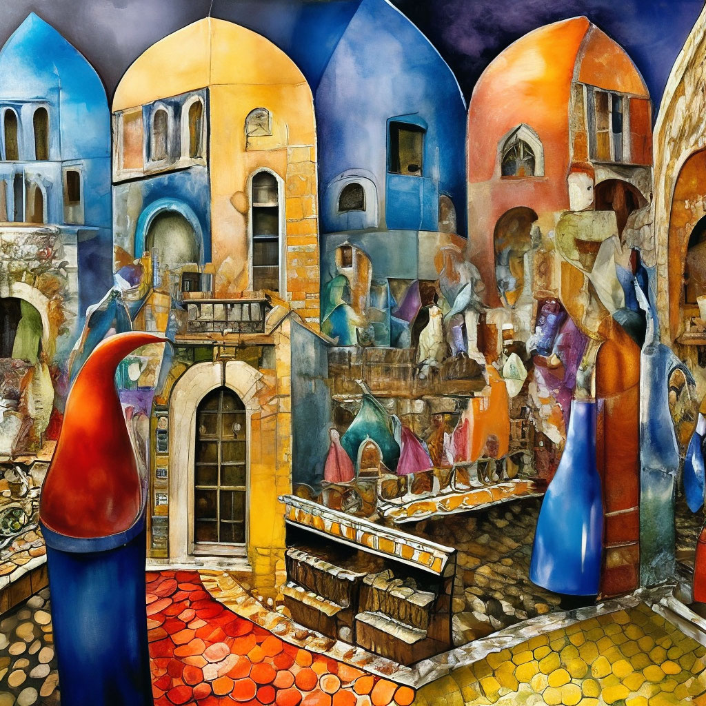 "The commotion in the city of colors is decadent and grotesque ...