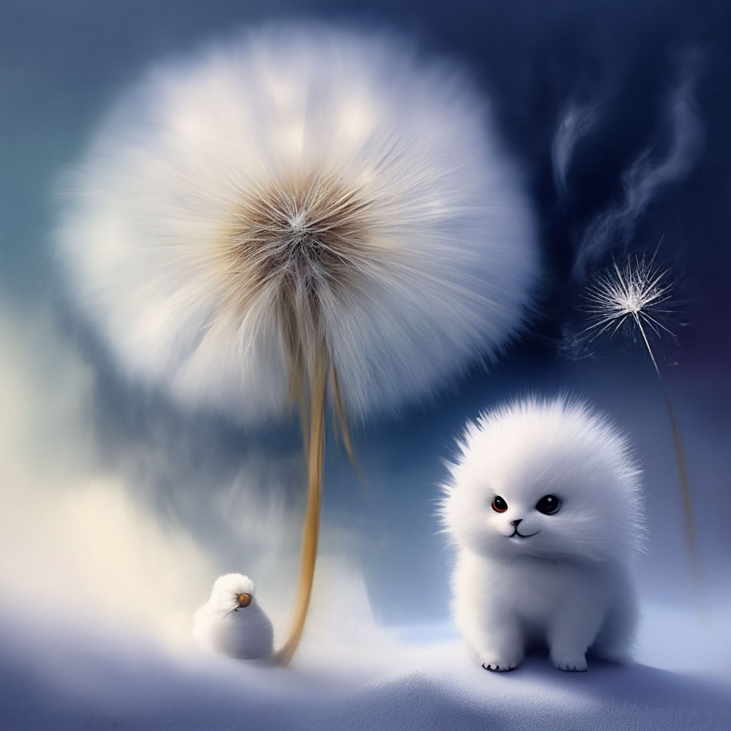a strange fluffy cute refined creature of an unknown breed…" — image cr