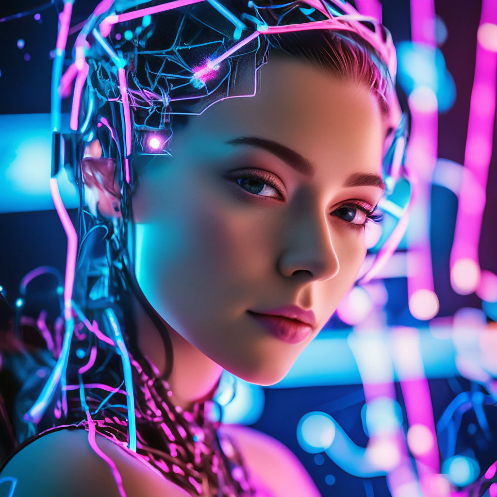 "Filigree, high detail, incredibly beautiful young woman neural network ...