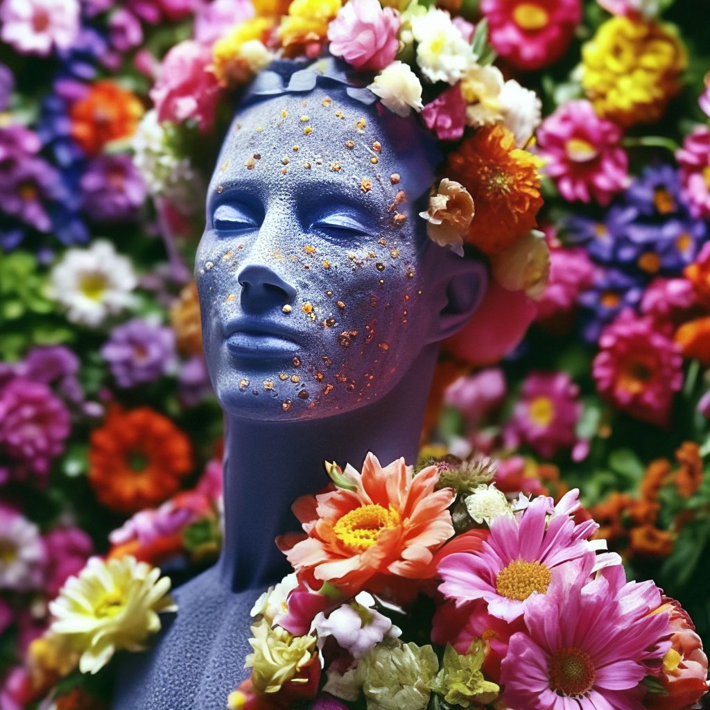 "Flower man is completely covered with a layer of flowers the prettiest ...