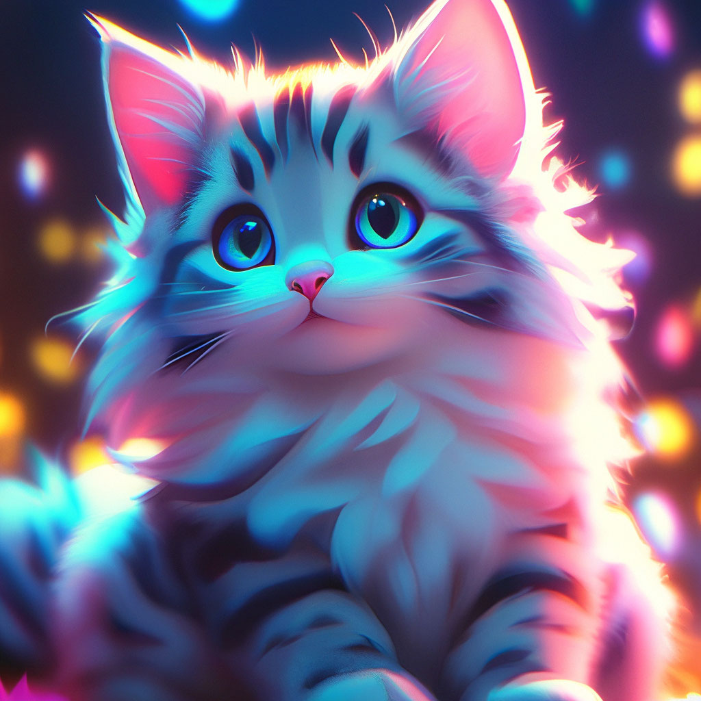 "NalrematCat1 cat is a very cute and charming fluffy cat ...